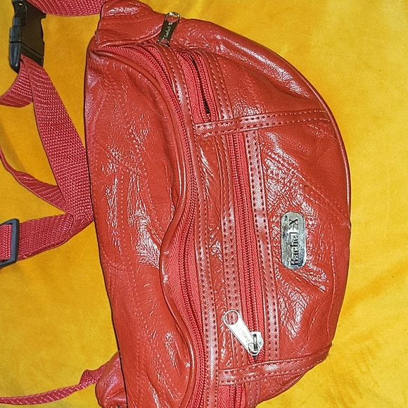 Bags | Red Fanny Pack | Poshmark